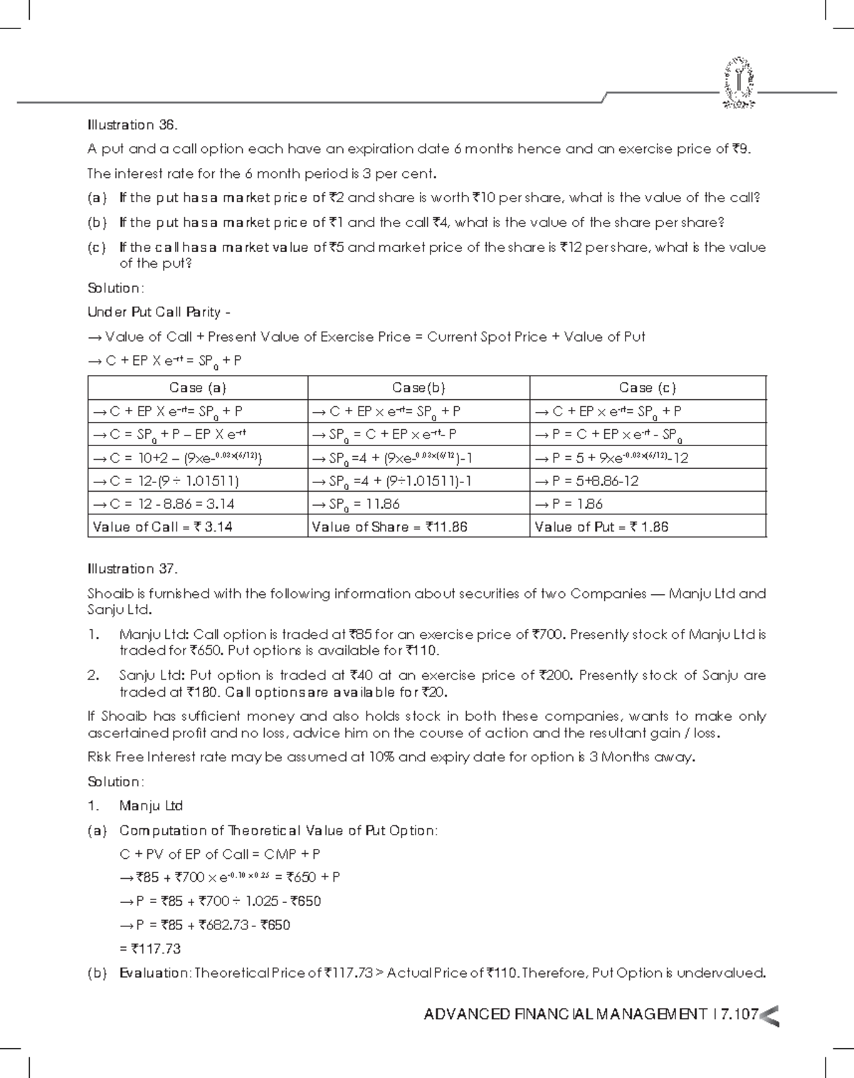 Advanced Financial Management - Institute of Cost-144 - ADVANC ED ...