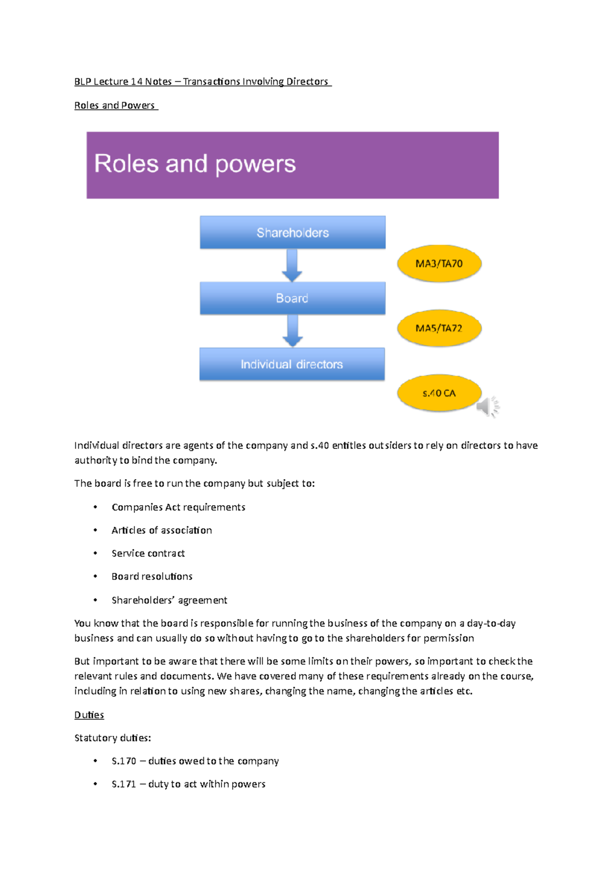 BLP Lecture 14 Notes - BLP Lecture 14 Notes – Transactions Involving ...