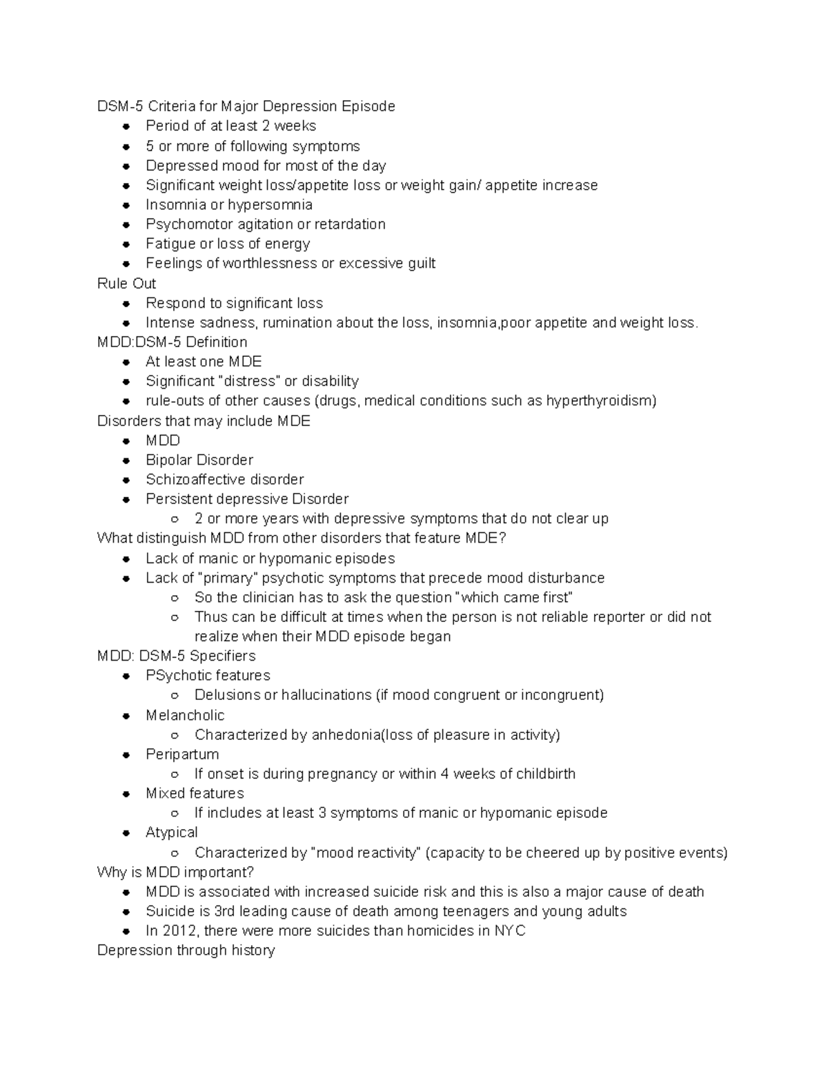 Oct 3, 2018 - DSM-5 Major depression Episode - DSM-5 Criteria for Major ...