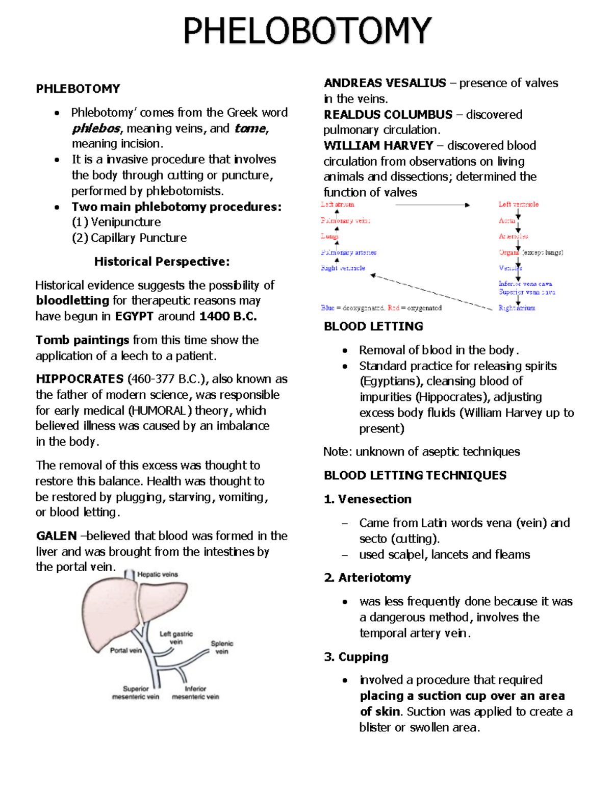 Week 3 LEC 1 Phlebotomy AND THE Healthcare Delivery System - PHLEBOTOMY ...