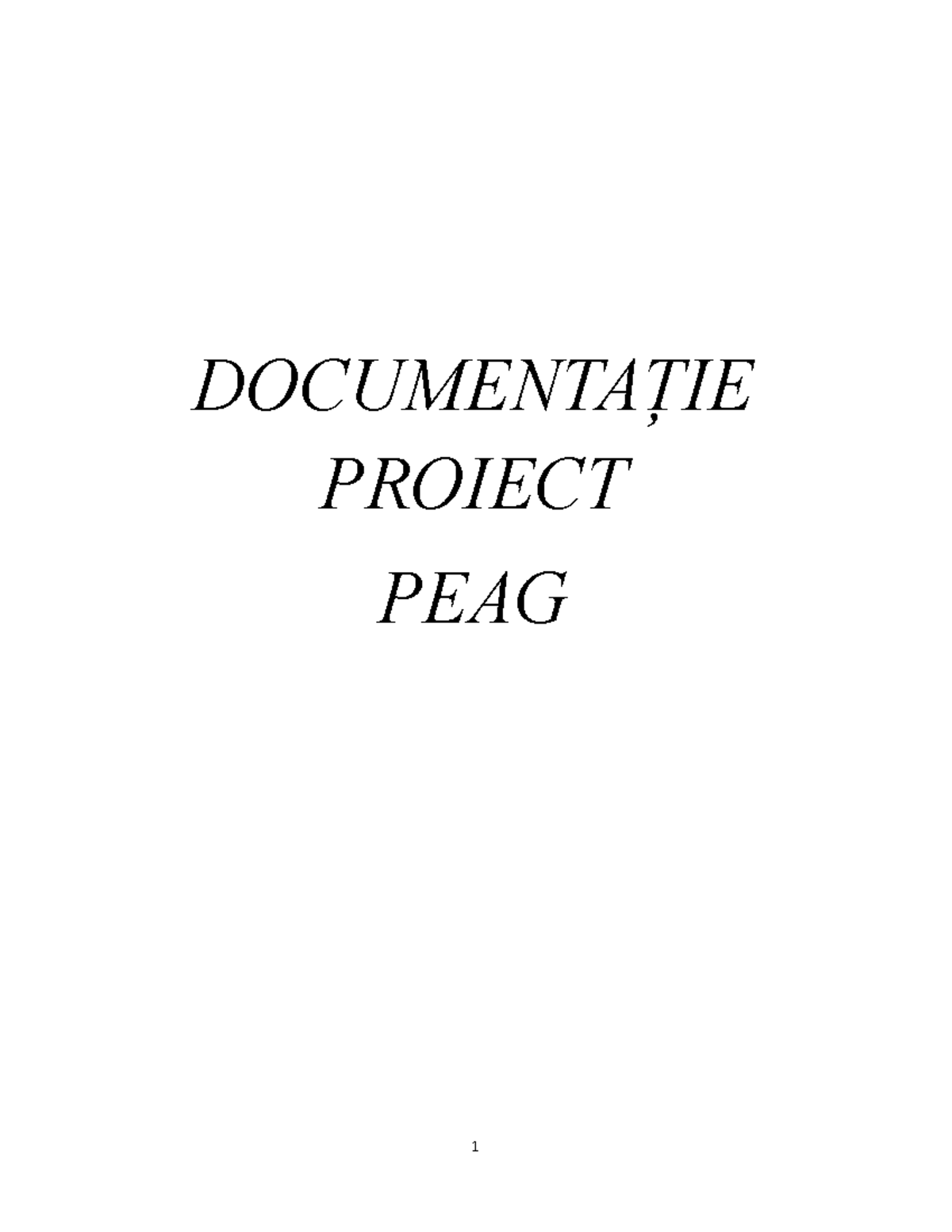 PEAG project - CSIE, An 2, Sem. 2, Informatica economica Proiect PEAG ...