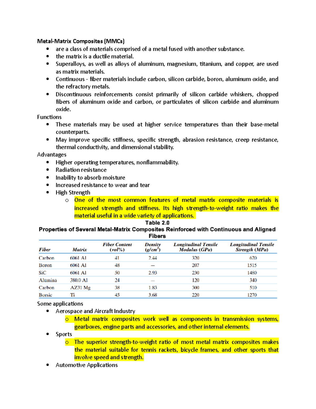 Metal and Ceramix Matrix Composites - Metal-Matrix Composites (MMCs ...