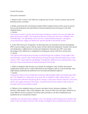 Obesity discussion - assignment - Based on the “Energy Balance ...