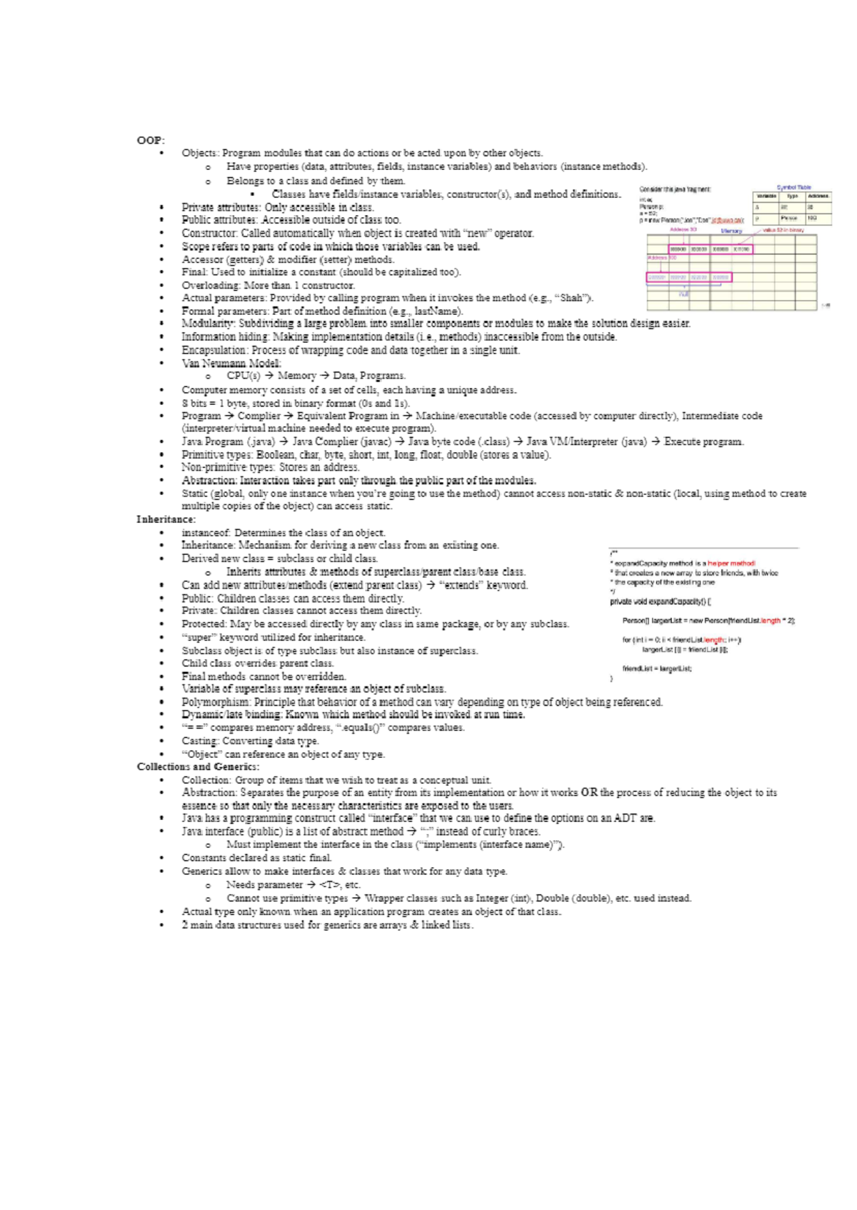 1027 summary of course material - Computer Science 1027A/B - Studocu