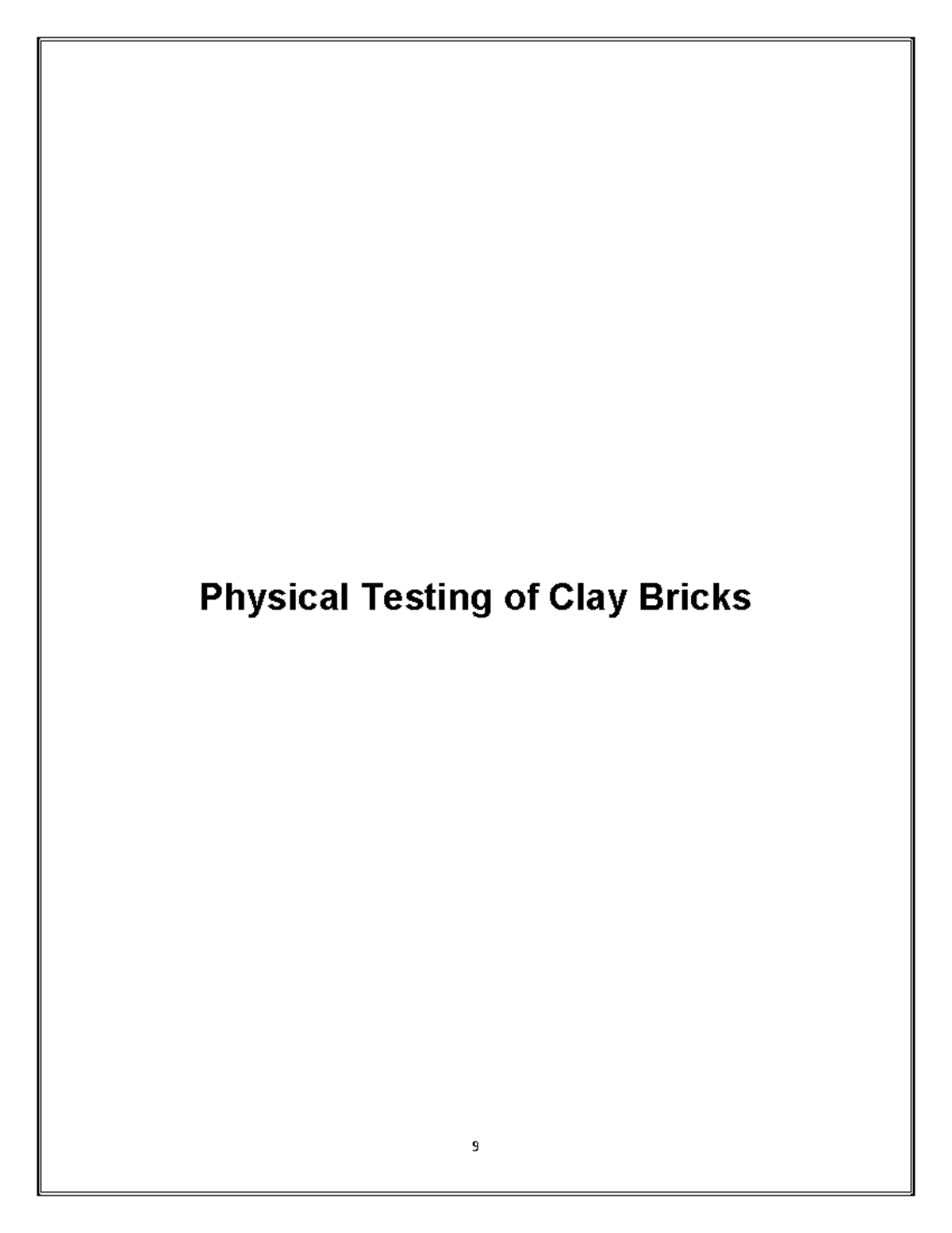 Clay Bricks 211228 232426 - Physical Testing of Clay Bricks Sampling ...
