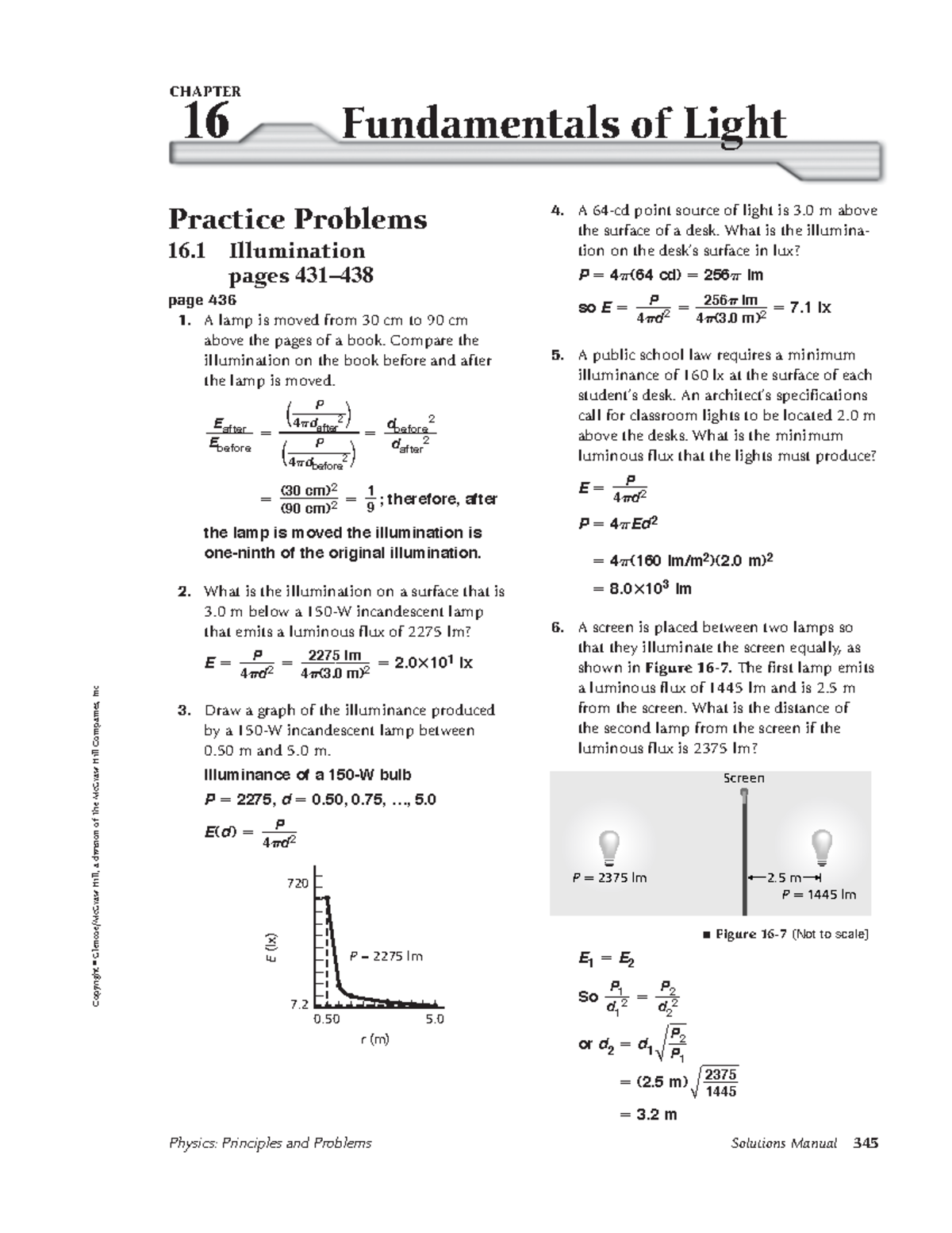 Pdfcoffee - ABOUT ETHICS - Physics: Principles and Problems Solutions Manual 345 Copyright ...