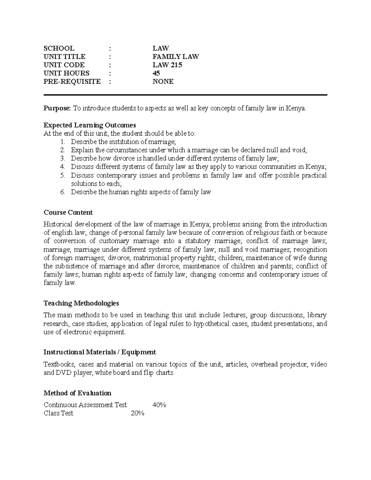 Family LAW - So precise to grasp the general idea of fmily law in ...