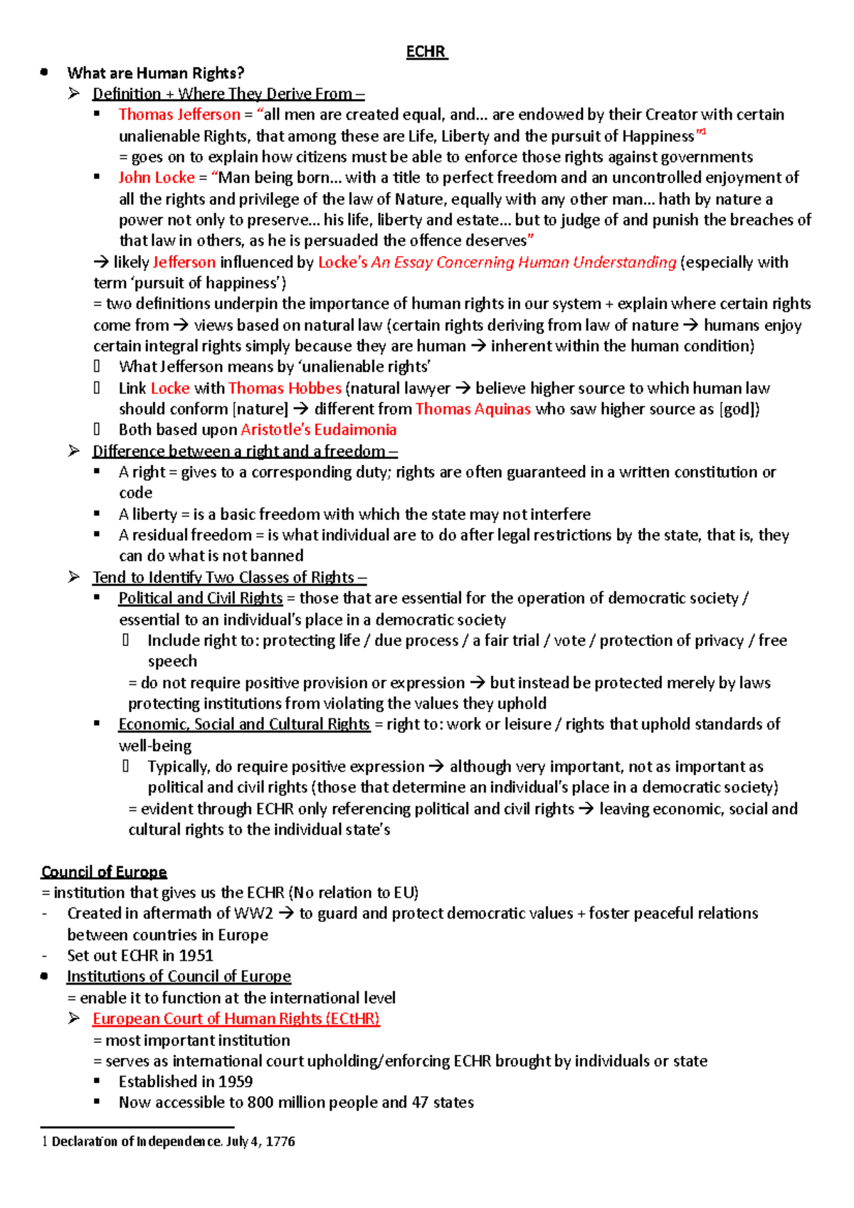 ECHR - ECHR - ECHR What are Human Rights? Definition + Where They ...