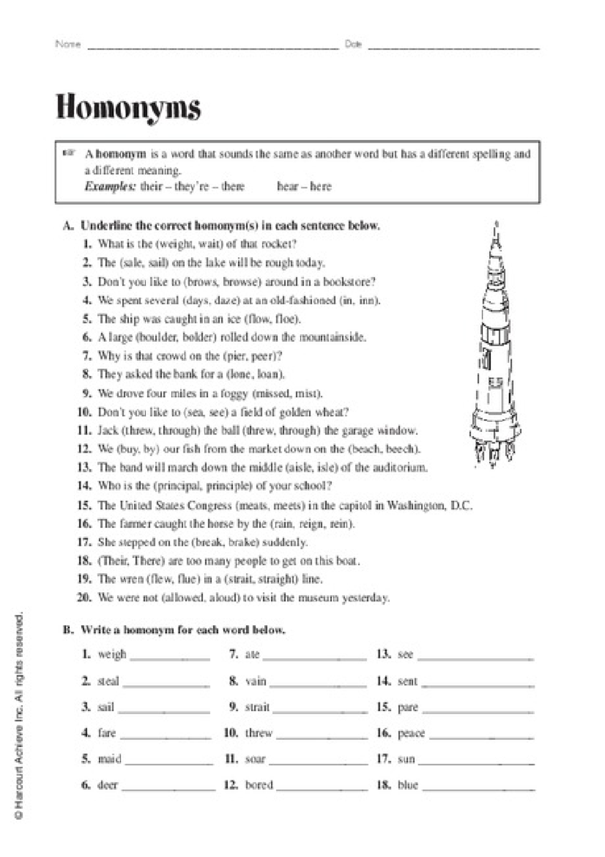 Homonyms - DepEd Performance Task - Education - Studocu