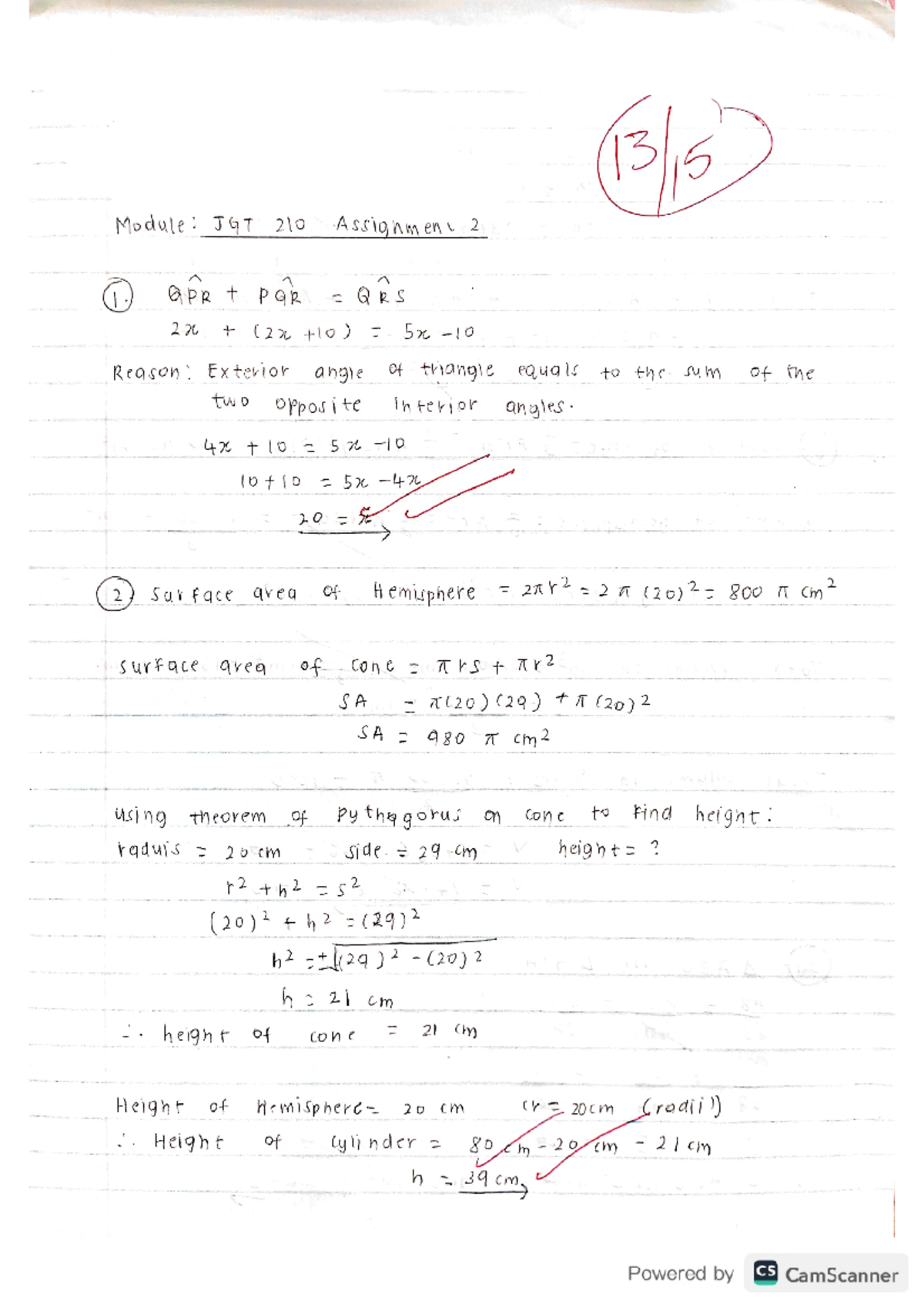 JGT 210 Assignment 2 ANS - JGT 210 - Studocu