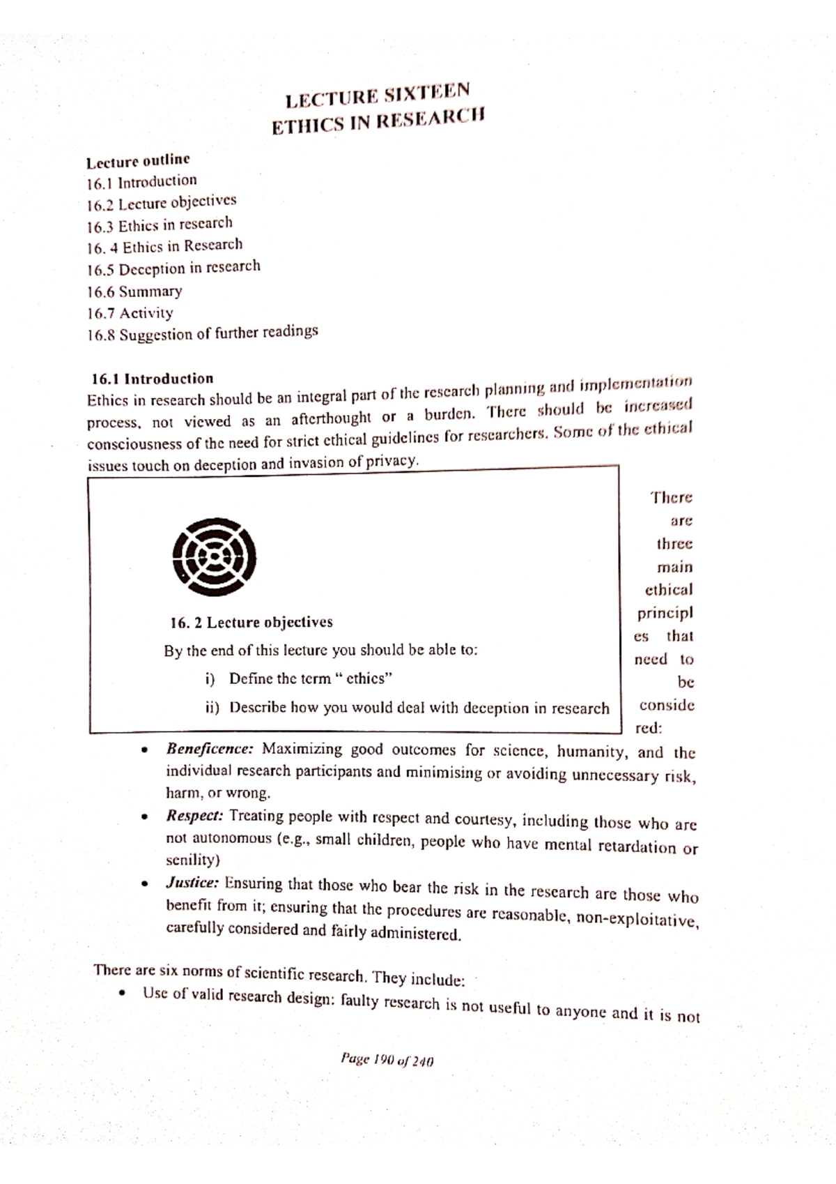 Ethics in Research - Research methodology for data science - Studocu