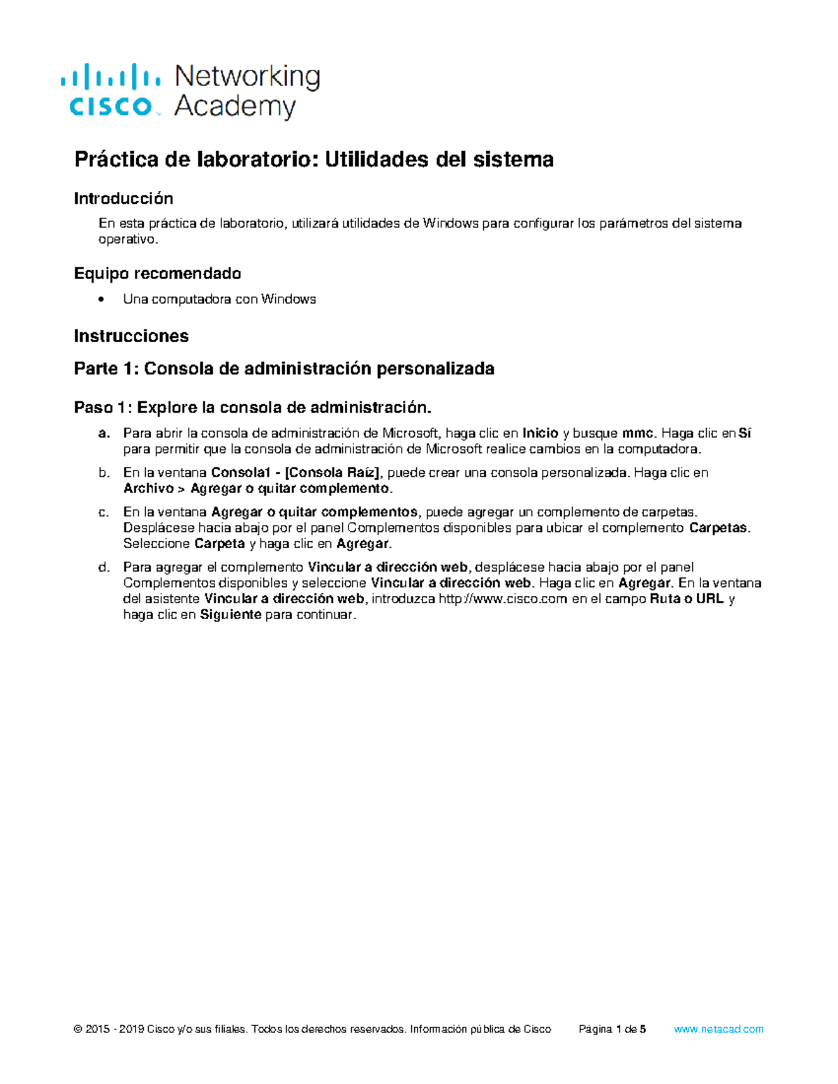 Practica 11.3 cap 3 1 fundamentos - Fundamentos del Computador - Studocu