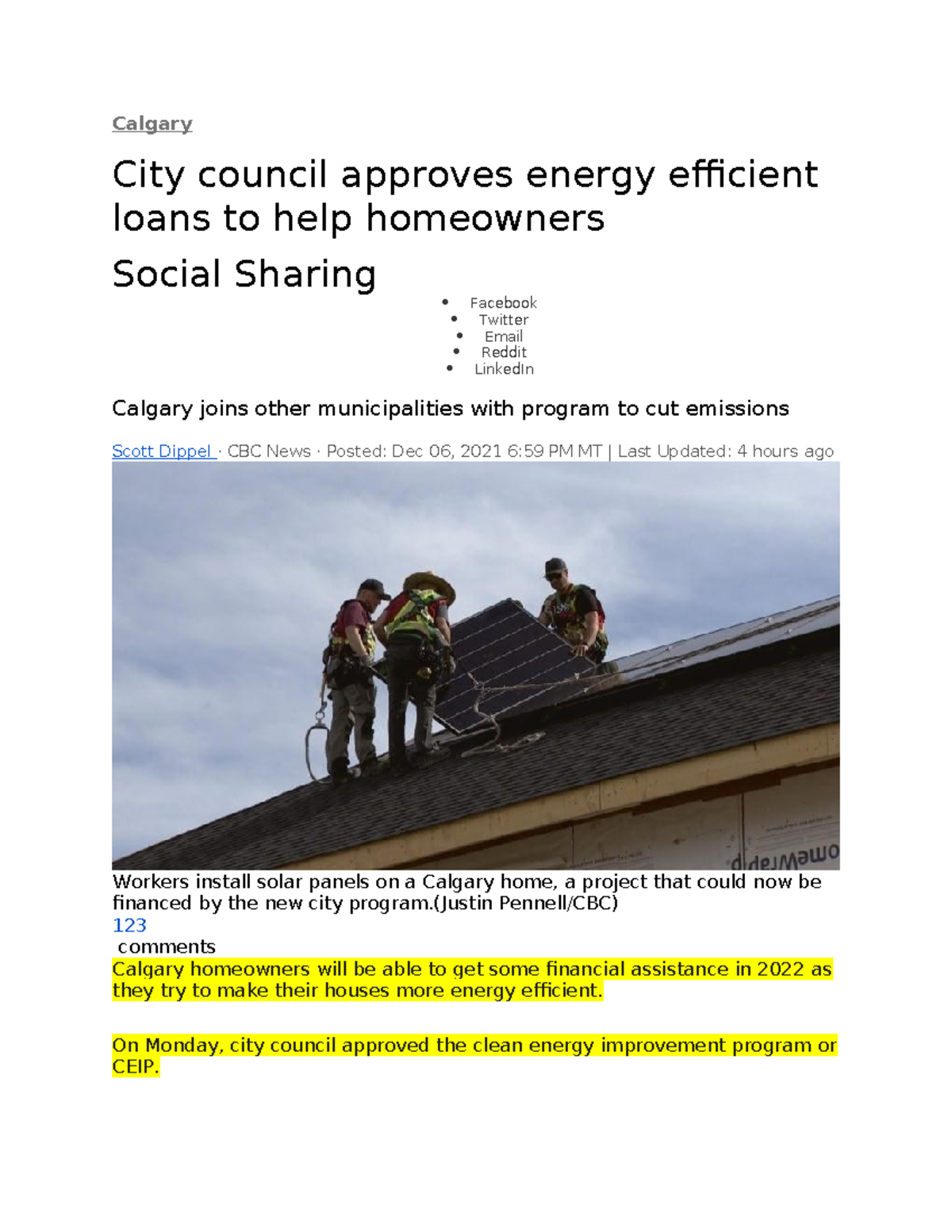 Energy efficiency article - Calgary City council approves energy ...