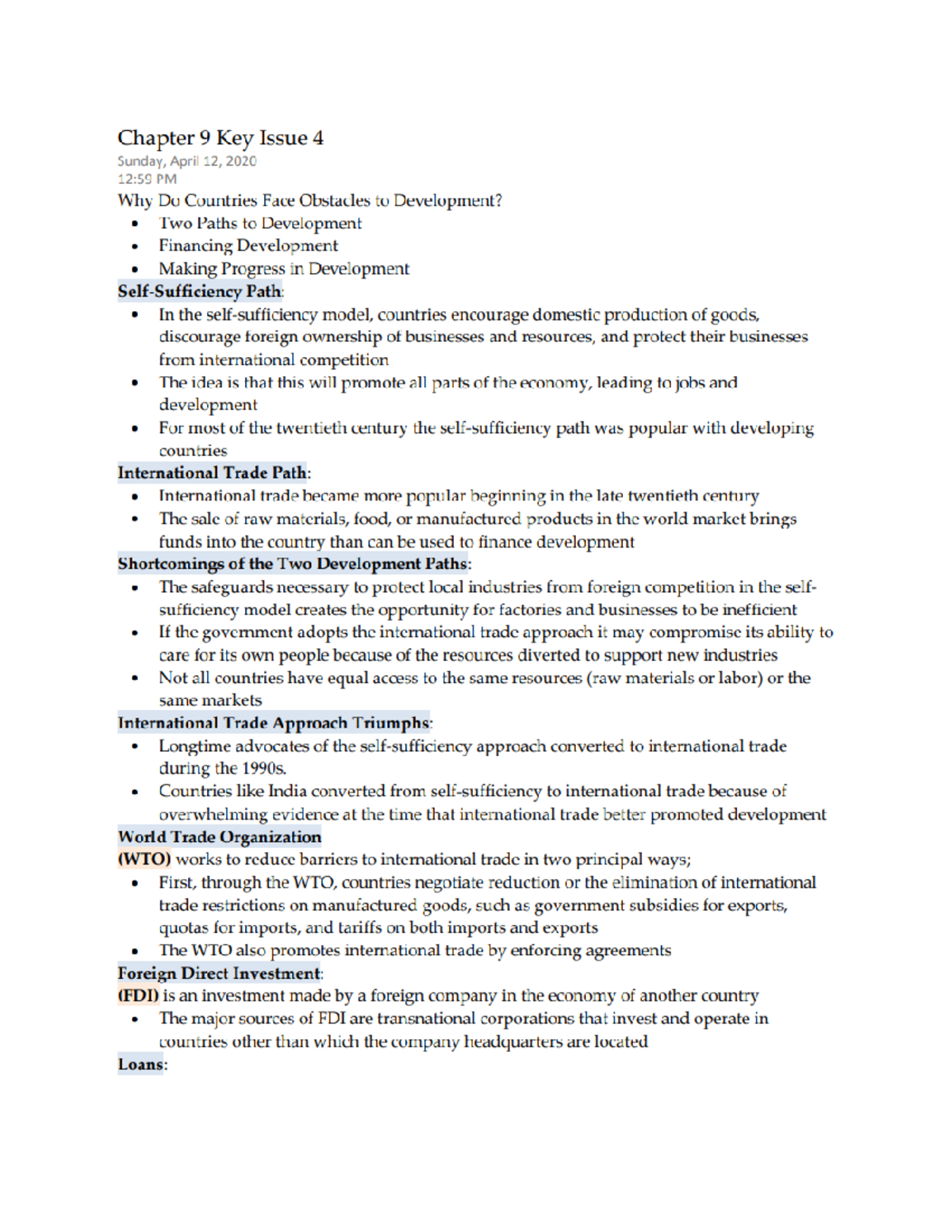 Chapter 9 Key Issue 4 - in class and textbook notes - GEOG 1302 - Studocu