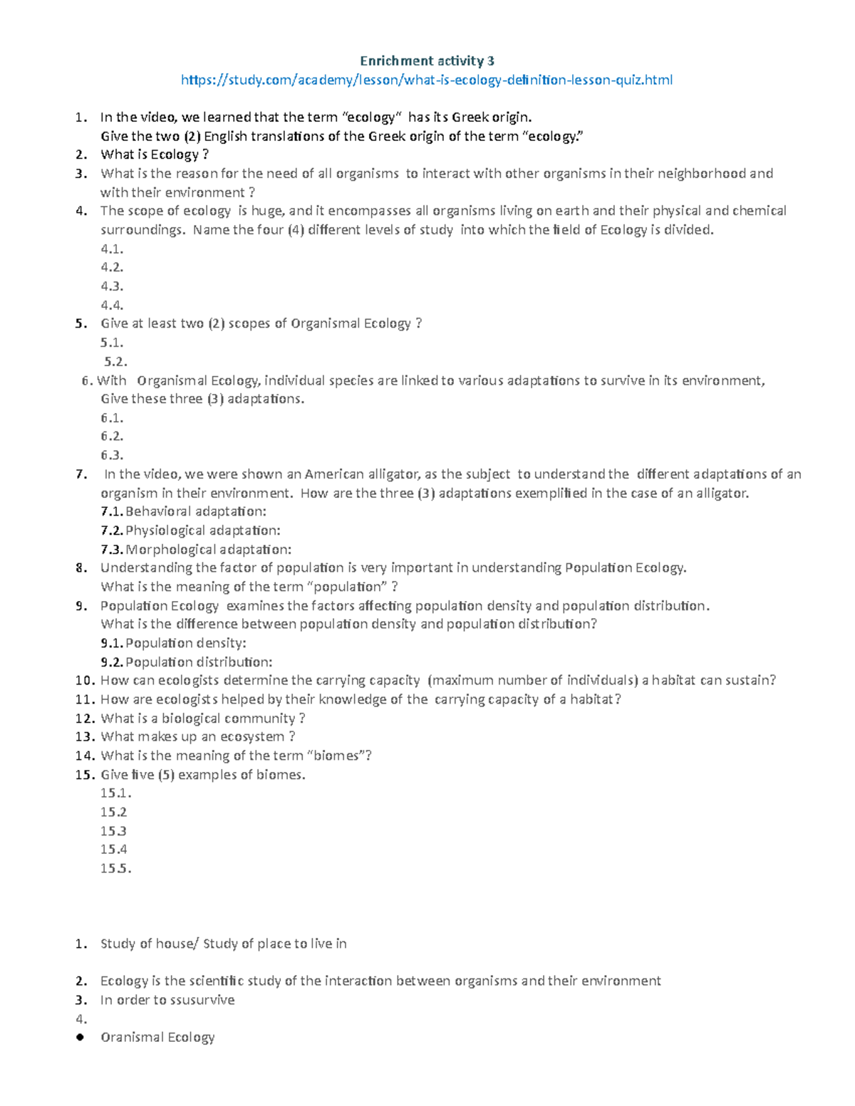 Enrichment-Activity-3 - Enrichment activity 3 - Studocu