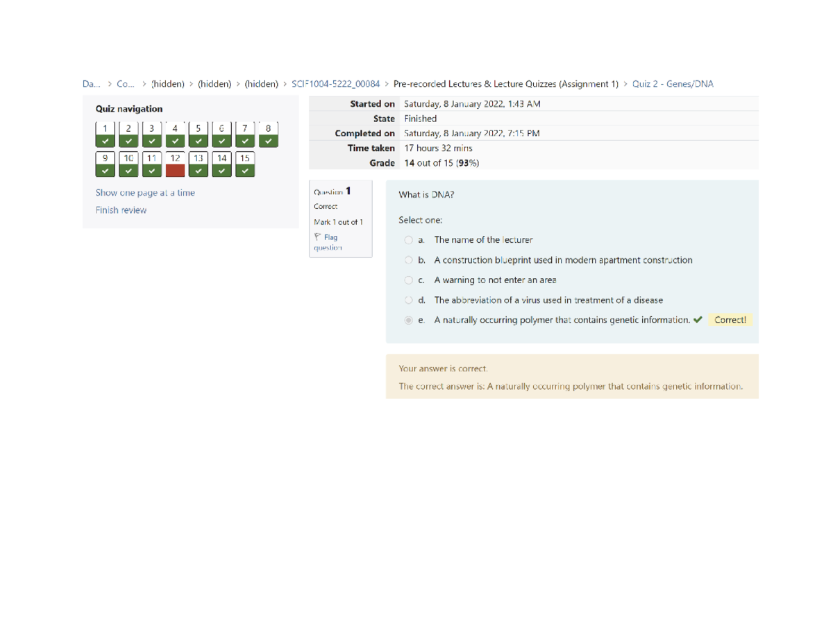 SCIF1004-Quiz-2 - Da... Co... (hidden) (hidden) (hidden) Lectures ...