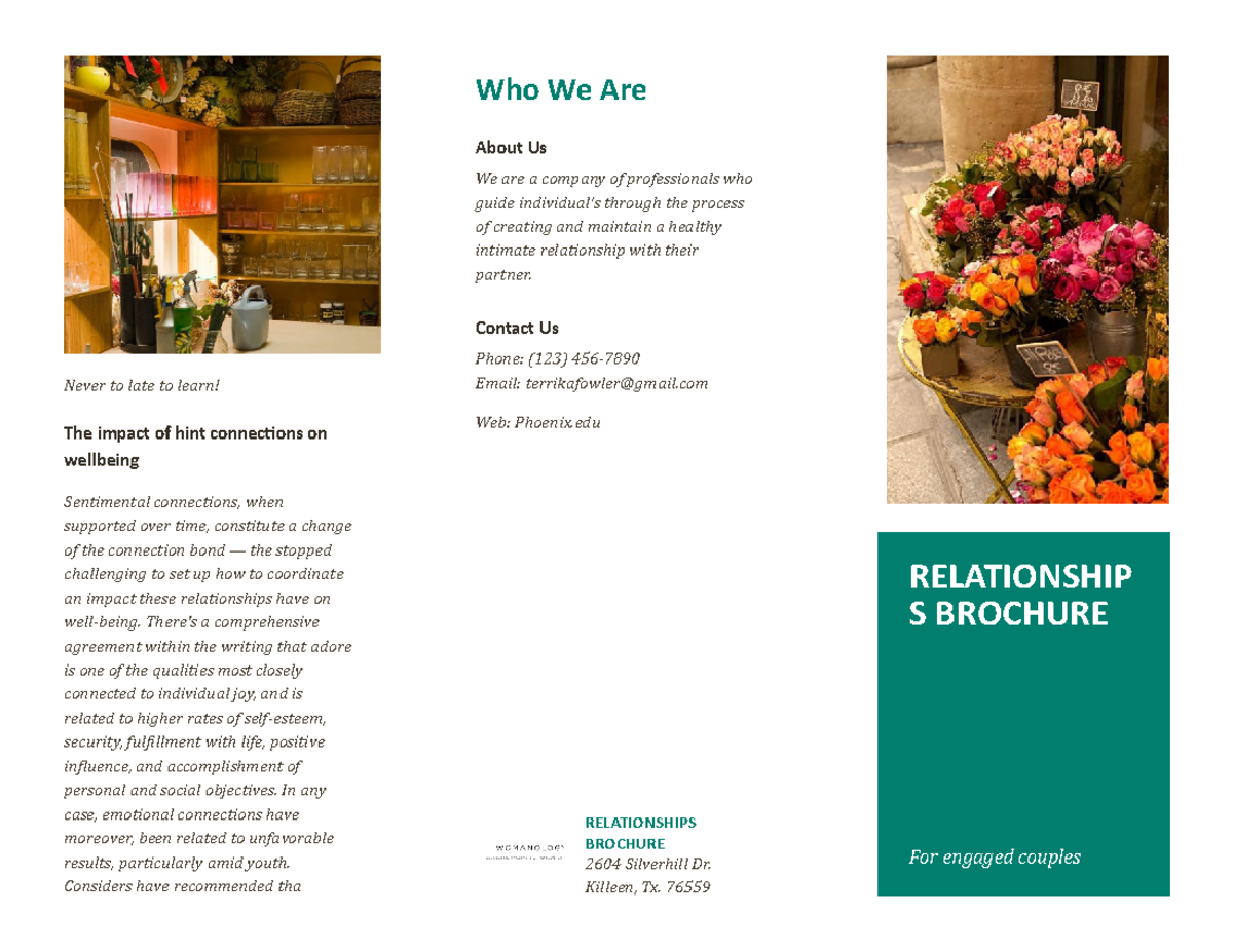 Relationship Brochure - Never to late to learn! The impact of hint ...