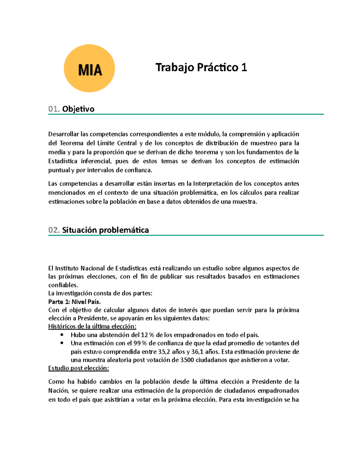 TP+1+ Estad%C3%8 Dstica+II MIA %C3%BAltimo 27 05 - 01. Objetivo ...