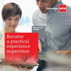 PER-trainee-guide - acca - PRACTICAL EXPERIENCE REQUIREMENT Contents 1 ...