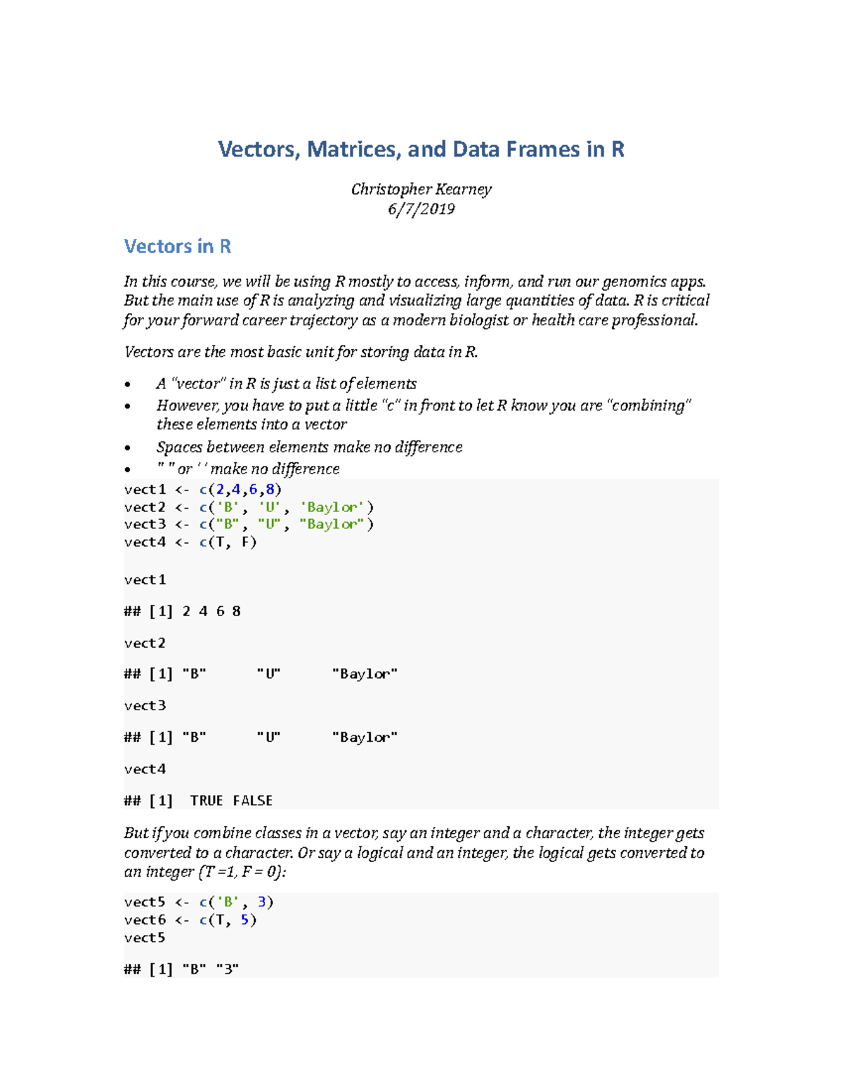 05Vectors Matrices Data Frames - Vectors, Matrices, and Data Frames in ...
