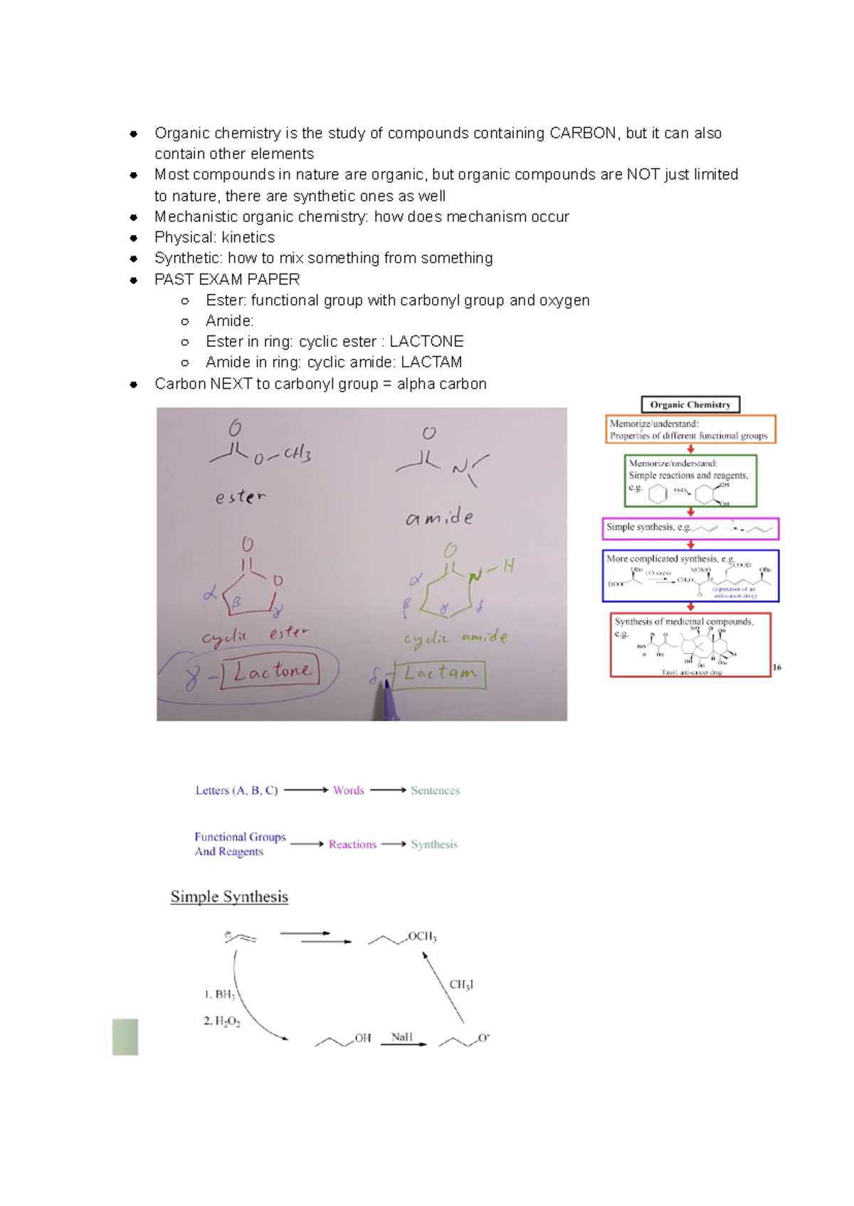 Organic chemistry online lecture: #1 - Organic chemistry is the study ...