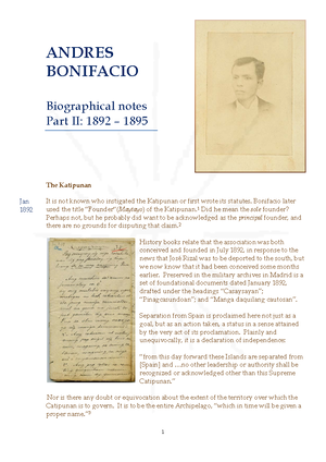 Script in Bonifacio - Rico- ang kinabukasan ng mga susunod na ...