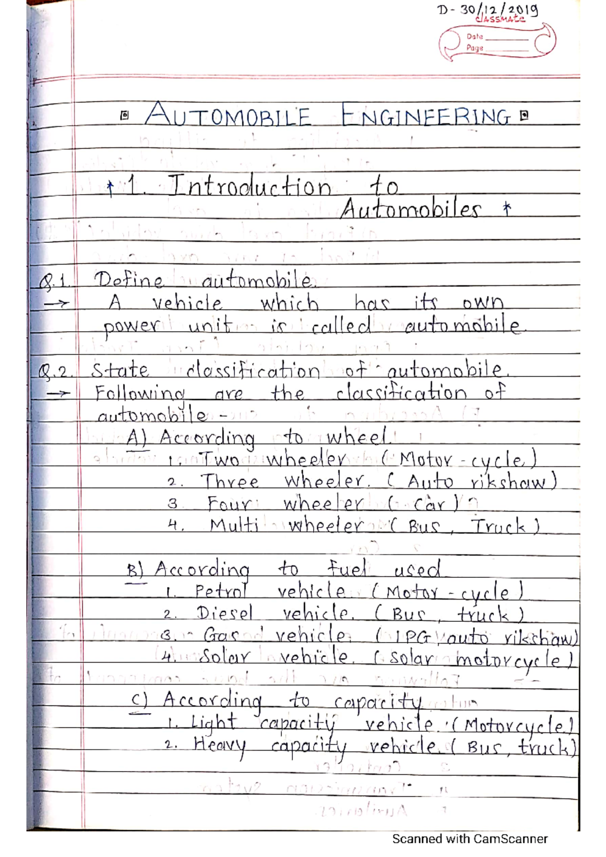 AEN Unit 1 - Lecture notes - Mechanical engineering - Studocu