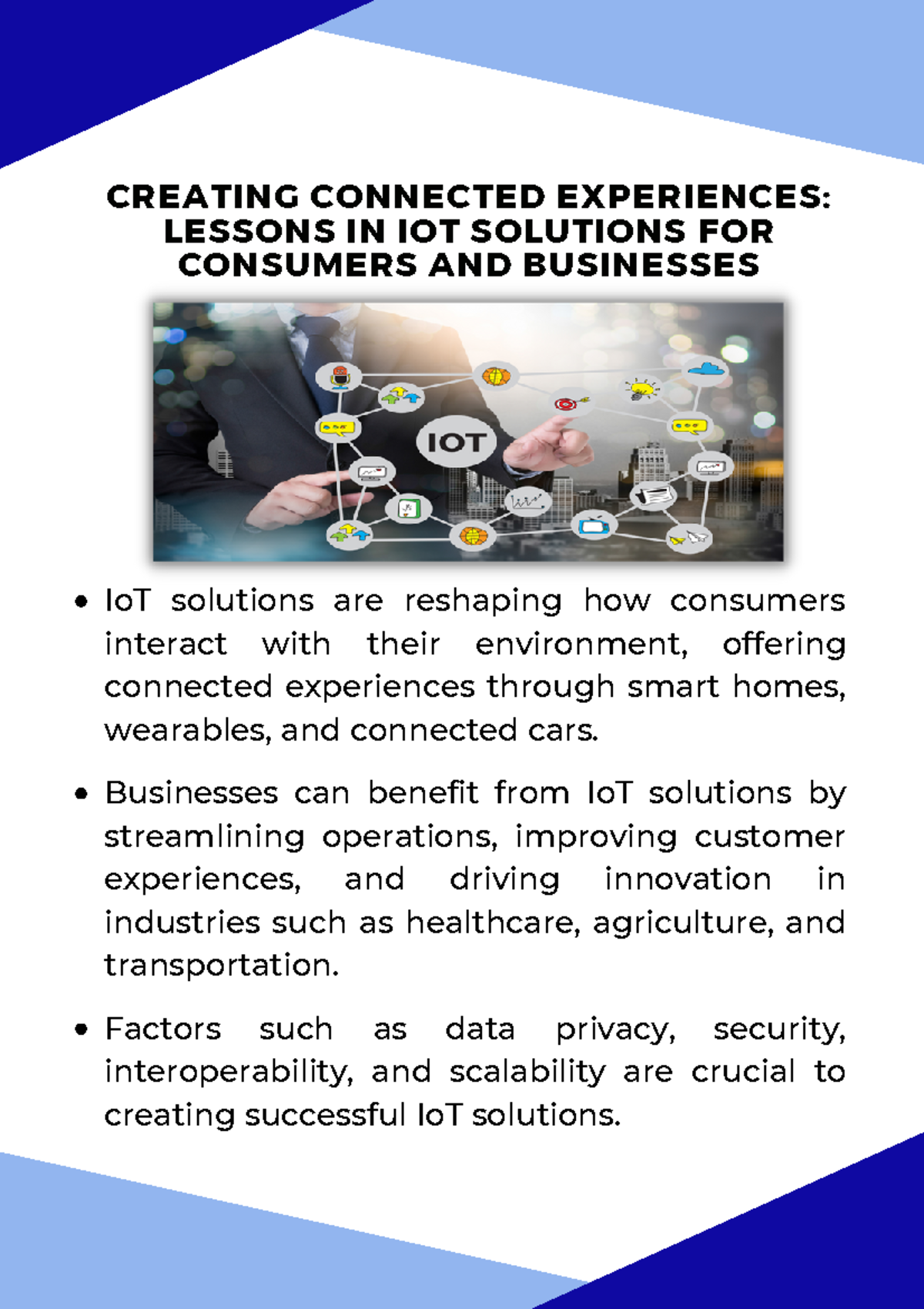 Creating+Connected+Experiences+Lessons+in+Io T+Solutions+for+Consumers ...