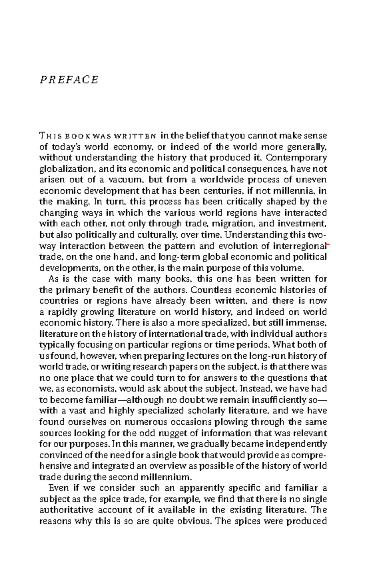 The Preface to the Required reading Power and Plenty - PREFACE This ...