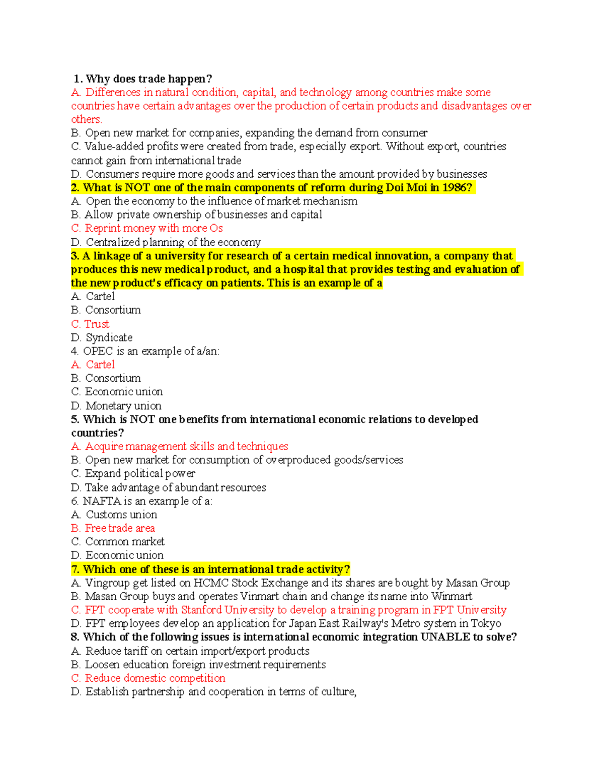 International-Economy-Relationship - Why does trade happen? A ...
