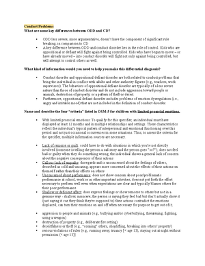 Introduction to child psychopathology - Introduction In Ch. 1 of your ...