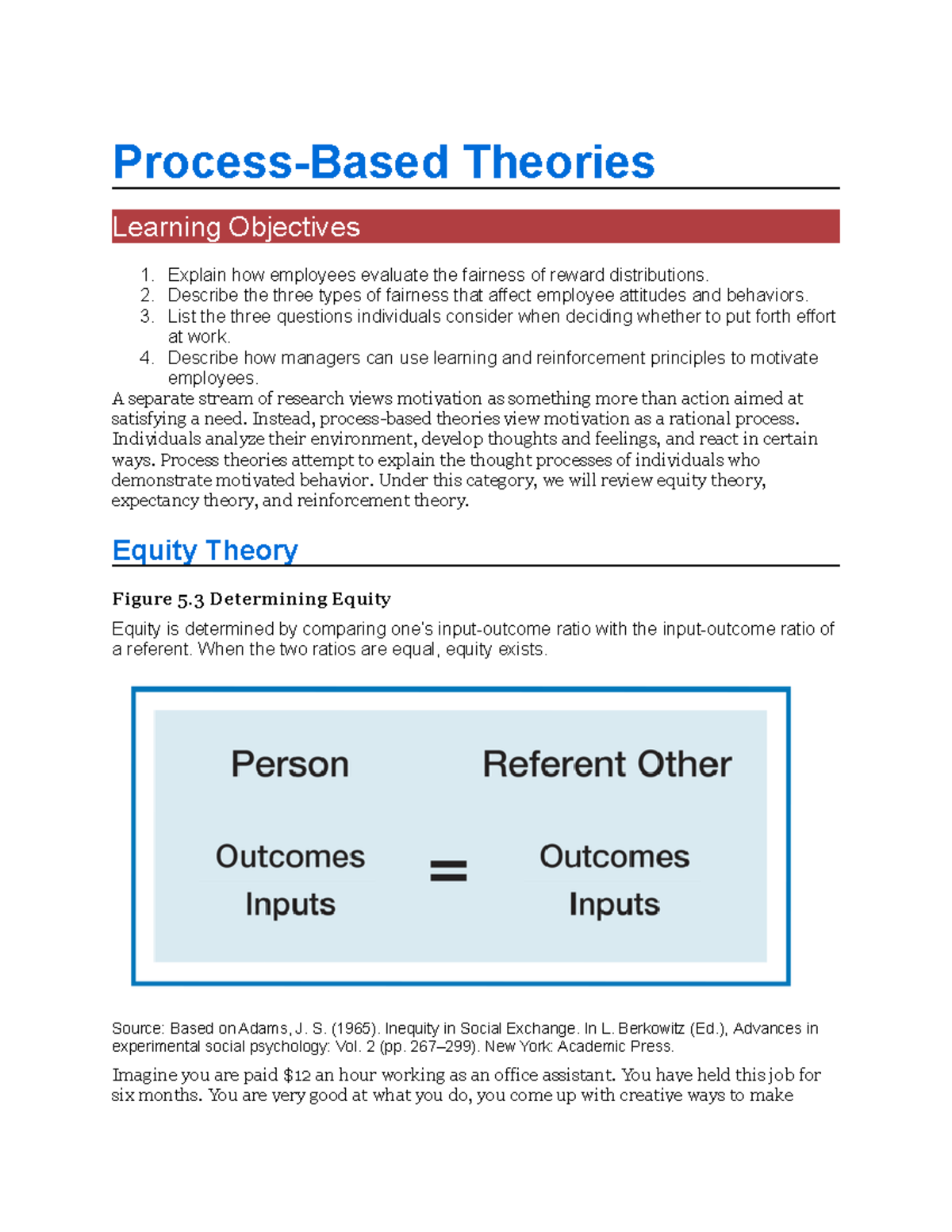 Studocu - Organizational Behavior CH5 Notes - Process Based Theories ...