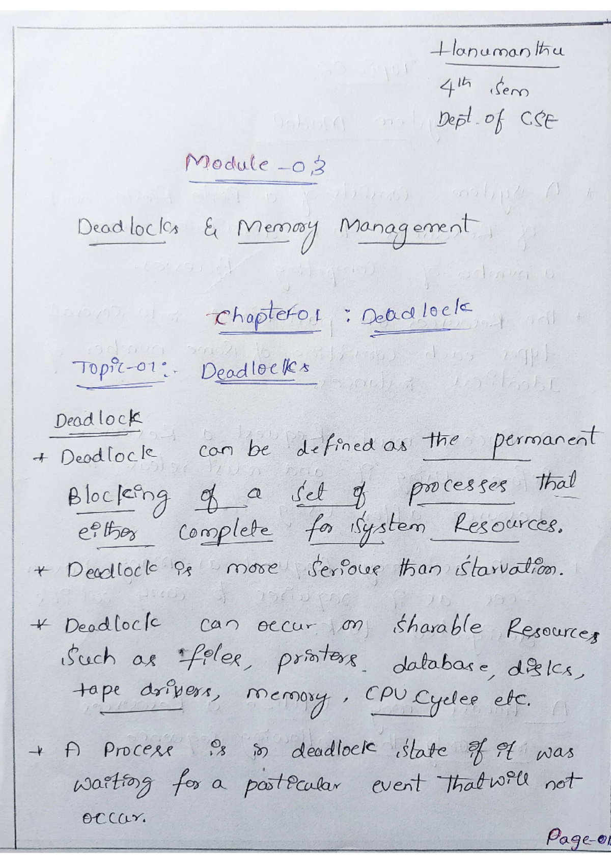OS Module 3 - refer these notes for examination purposes - operating ...