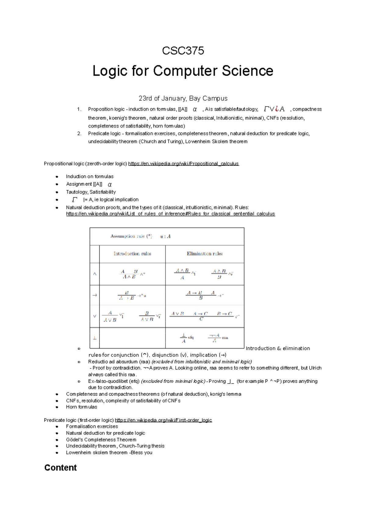Final 21 23 January 2020, questions and answers - CSC Logic for ...