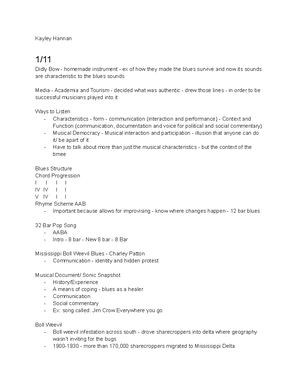 Liner Notes Template 1 - - Studocu