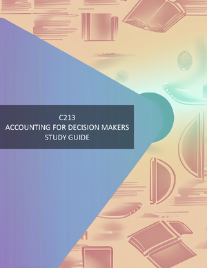C213 - Notes/Cheatsheet for OA - 1. Accounting – the recording of the ...