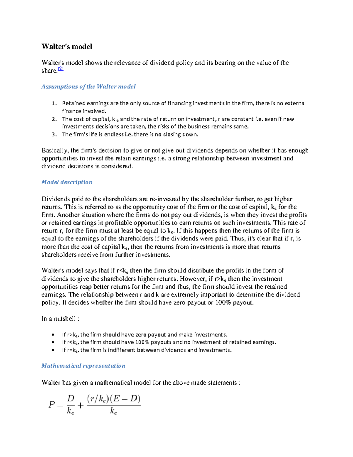 Idoc - ,,,,mkmmn - Walter's model Walter's model shows the relevance of ...