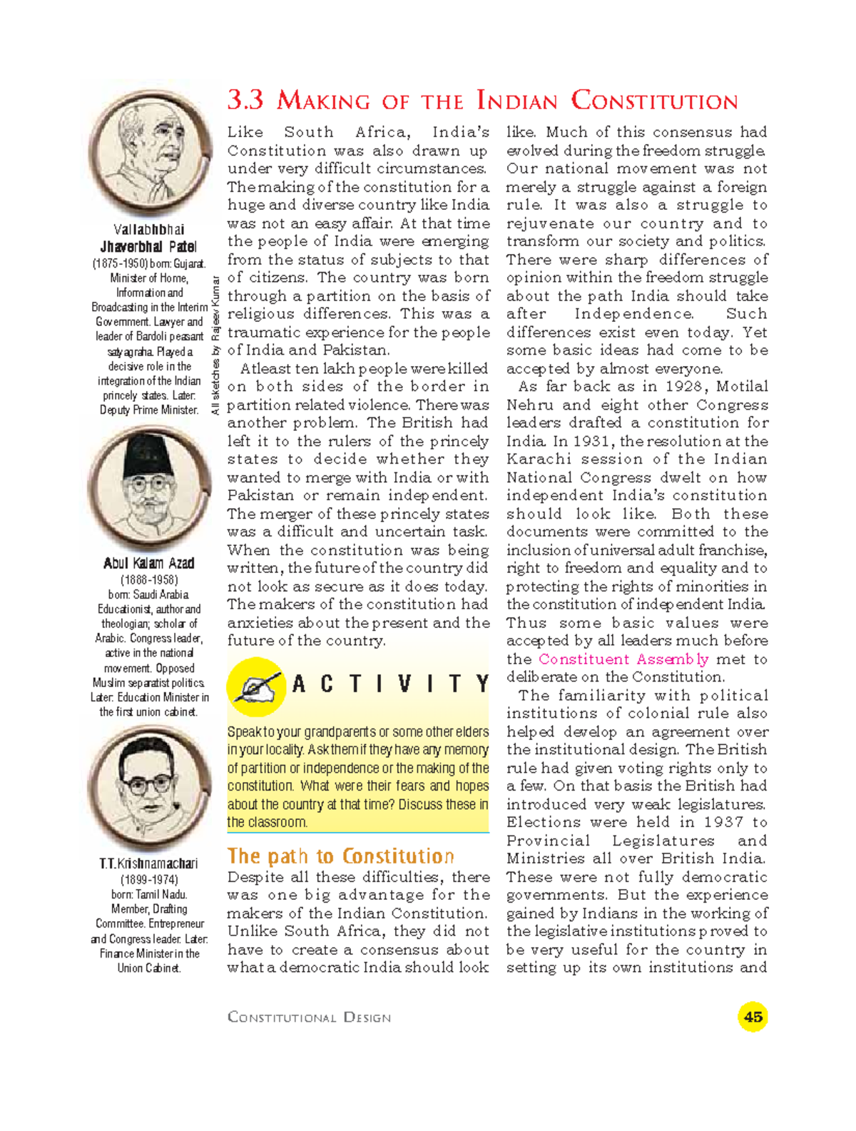 Chapter 3 Constitutional Design - CONSTITUTIONAL D ESIGN 45 3 M AKING ...