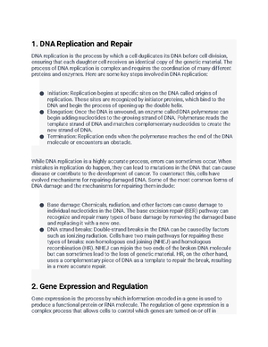 Advanced Molecular Biology 5-6 - 5. Gene Expression and Proteomics Gene ...