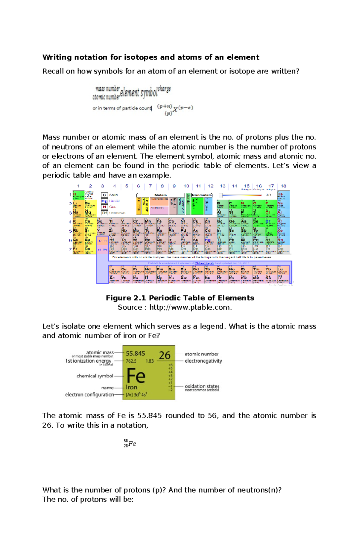 Formation OF Heavy Elements WITH Summary - Writing notation for ...