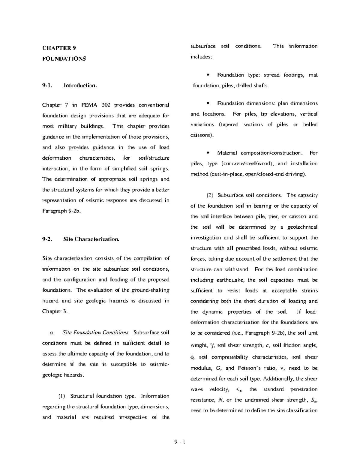 64856243-Soil-Spring - CHAPTER 9 FOUNDATIONS 9-1. Introduction. Chapter ...
