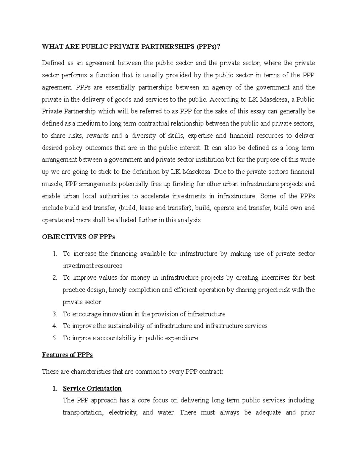 WHAT ARE Public Private Partnerships - WHAT ARE PUBLIC PRIVATE ...