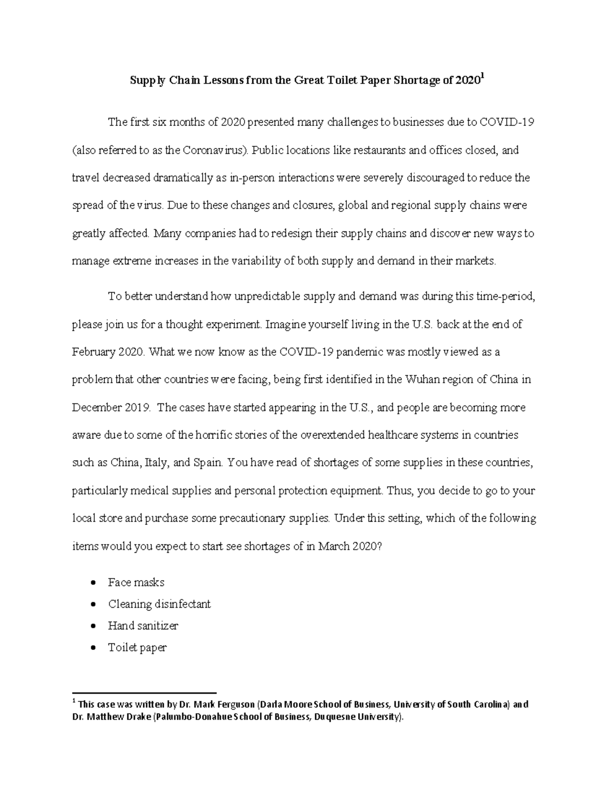 Reading-Toilet Paper - SCRM - Supply Chain Lessons from the Great ...