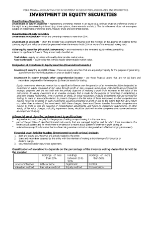 Valix-equity-securities - Problem: 33-1 (AICPA Adapted) On January 1, 2021, ABC Company ...