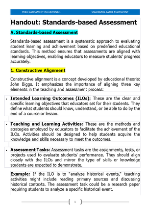 Table of Specification - Republic of the Philippines Department of ...