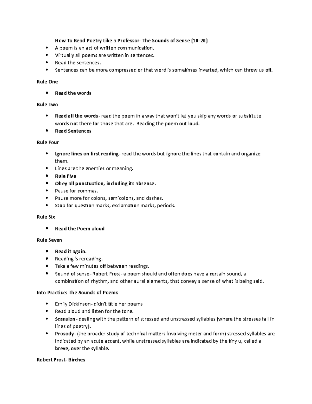 How To Read Poetry Like a Professor- the sounds of sense (10-20 ...