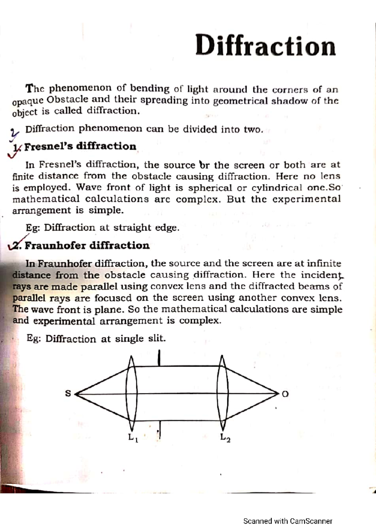 Diffraction - its easy and simple lecture notes - Engineering Physics B ...
