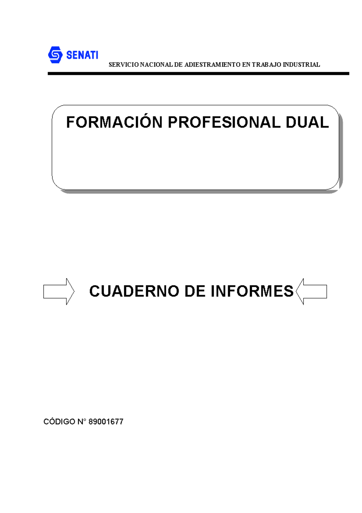 PDWD-321 Cuaderno DE Informes - FORMACIÓN PROFESIONAL DUAL SERVICIO ...