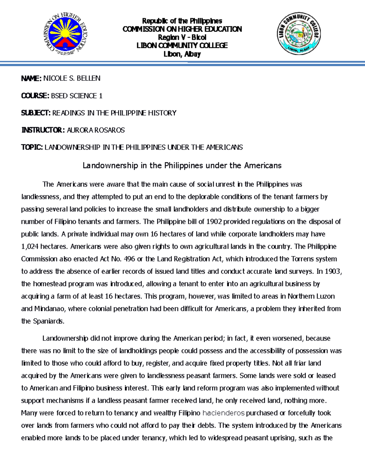 Format Summary OF Report - Republic of the Philippines COMMISSION ON ...