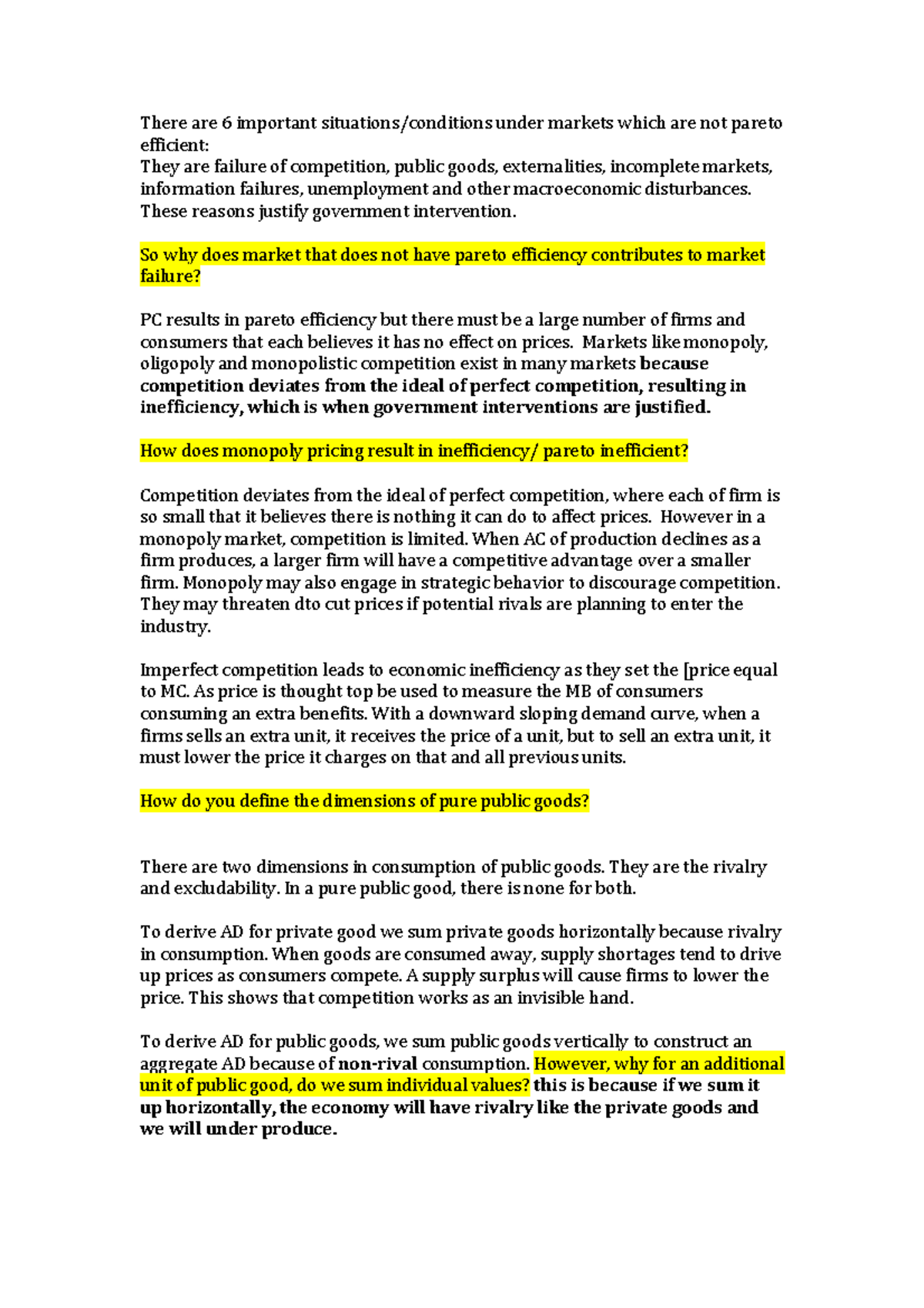 Lecture notes, lecture 3, 6 - There are 6 important situations ...